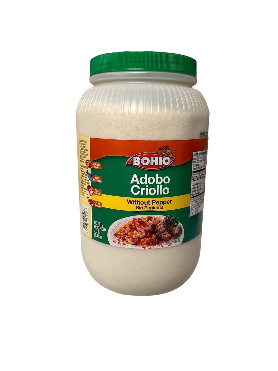 Bohio Seasoning WITHOUT Pepper - Adobo Criollo SIN Pimienta - 7.5 Lbs ...