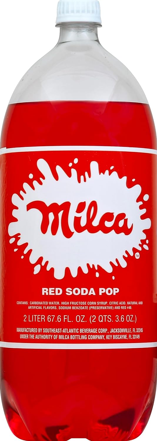 Milca Red Soda, 2 liter – El Borincano